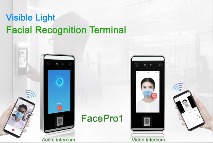 Face Access Control System Weigand Signal with Video Intercom and QR code function WIFI TCP/IP