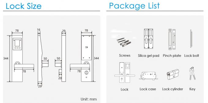High Security Face and Password Door Lock With Touch Screen