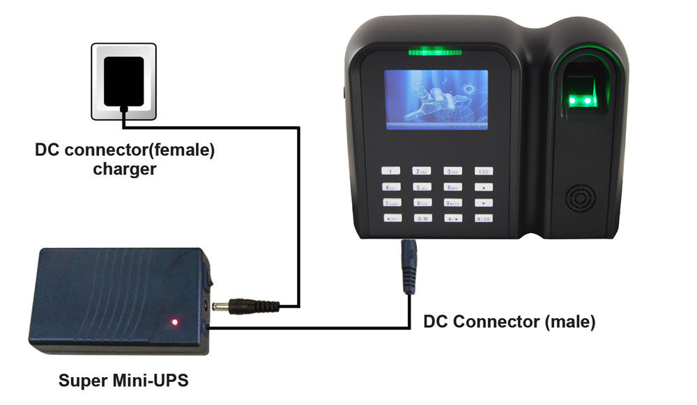 ID Card Reader Time and Attendance System with ADMS Fingerprint Time ...