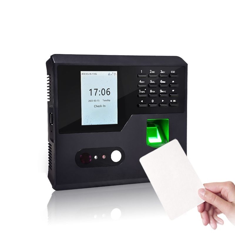 7 inch Color Screen Face Recognition Time Attendance and Facial Access ...