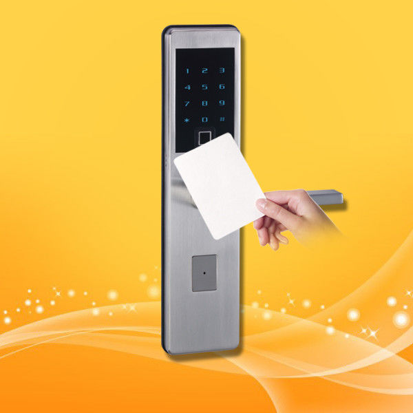 Hidden Keyhole RFID Card Door Lock , Electronic Card Swipe Door Locks ...