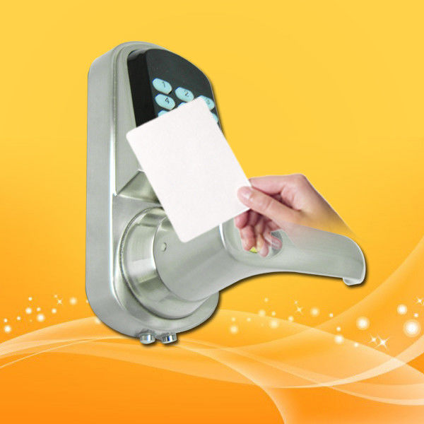 Electronic Rfid Card Reader Door Lock , Smart Card Based Door Lock System