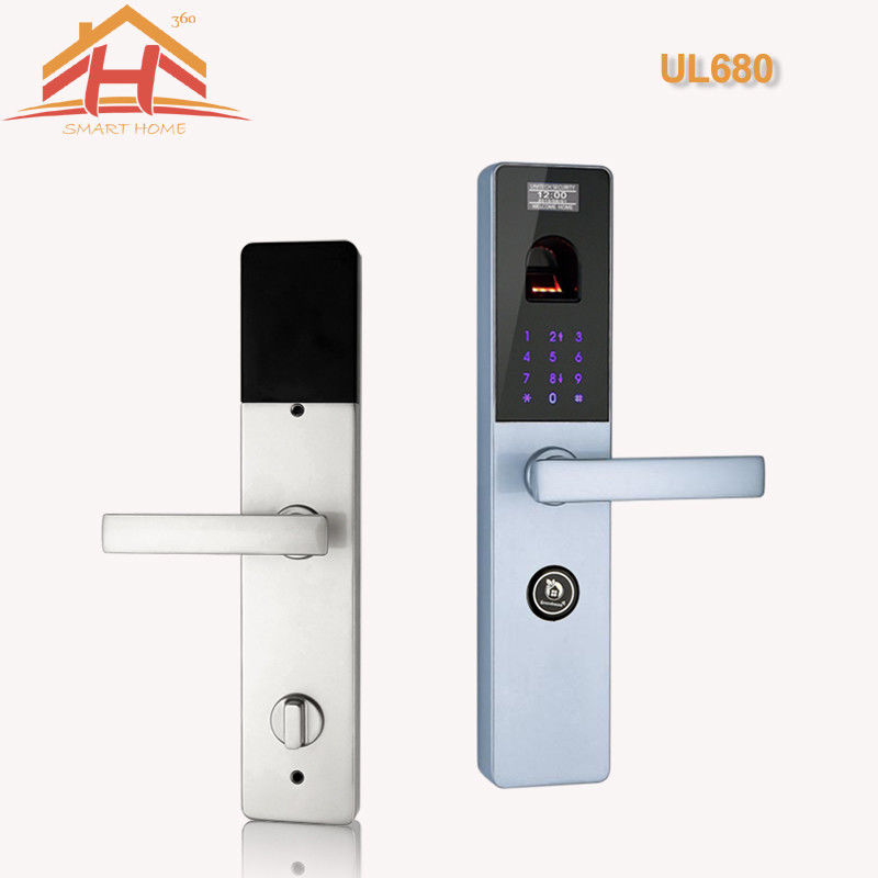 Touchscreen Biometric Door Lock Residential With Fingerprint Scanner ...