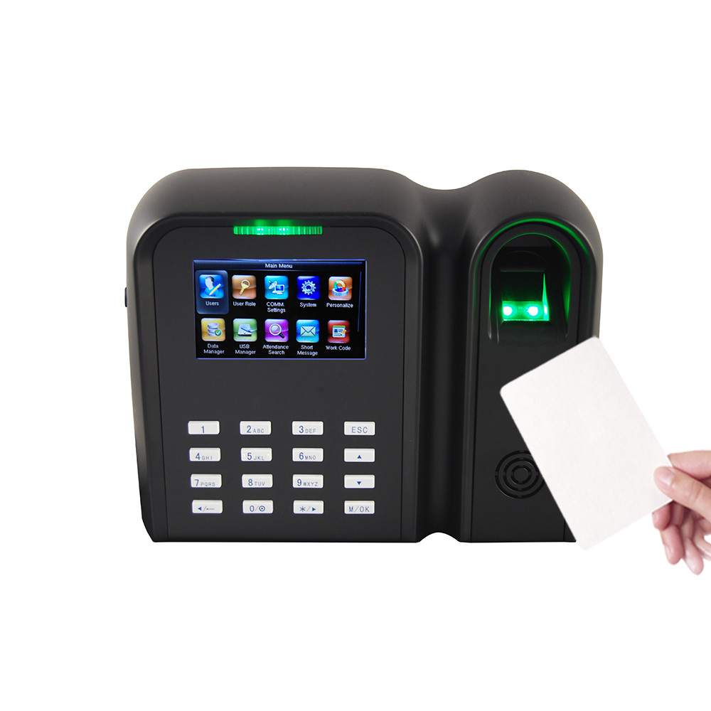 ID Card Reader Fingerprint Time Attendance System With ADMS With IP/USB ...