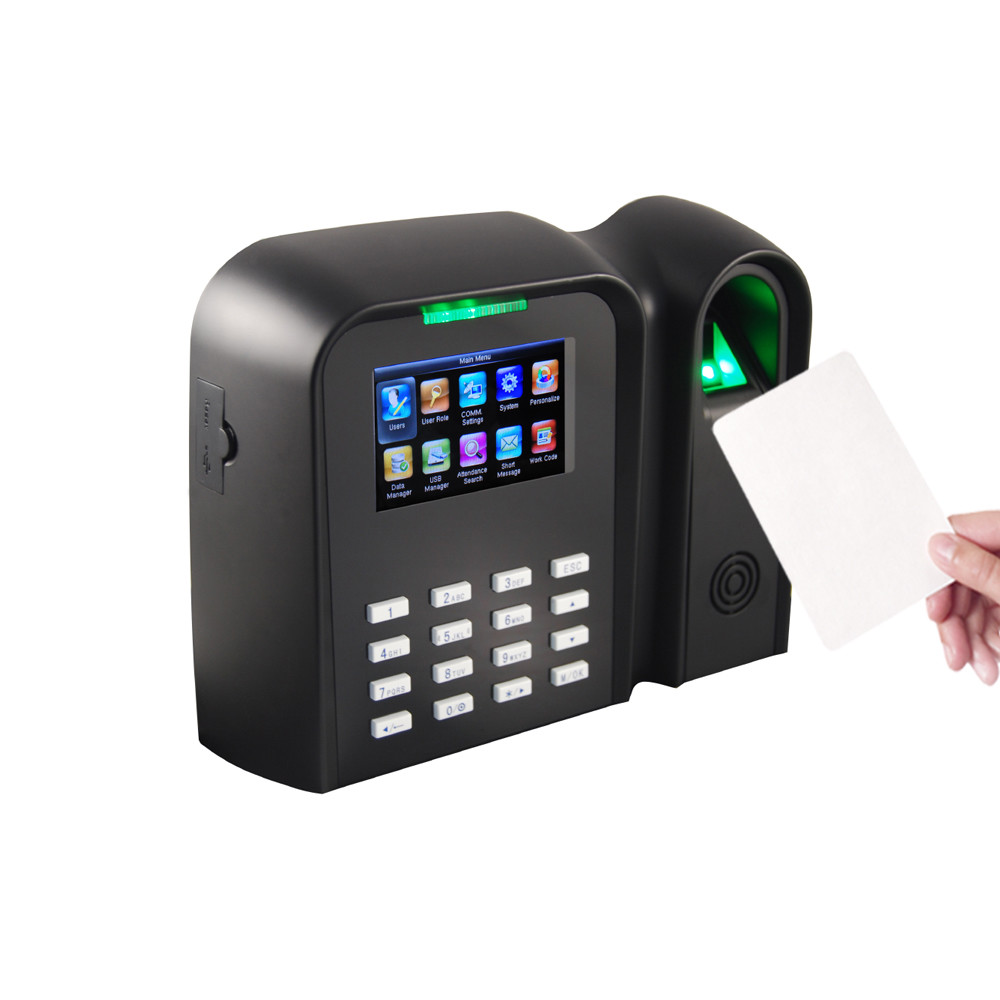 ID Card Reader Fingerprint Time Attendance System With ADMS With IP/USB ...