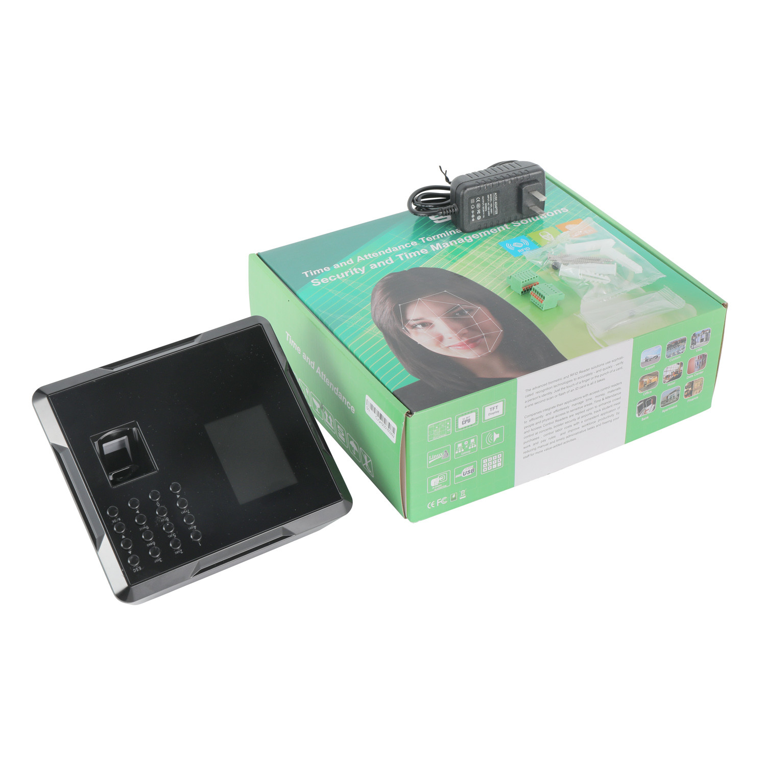 Biometric Fingerprint Access Control System And Biometric Time Attendance System With Id Card
