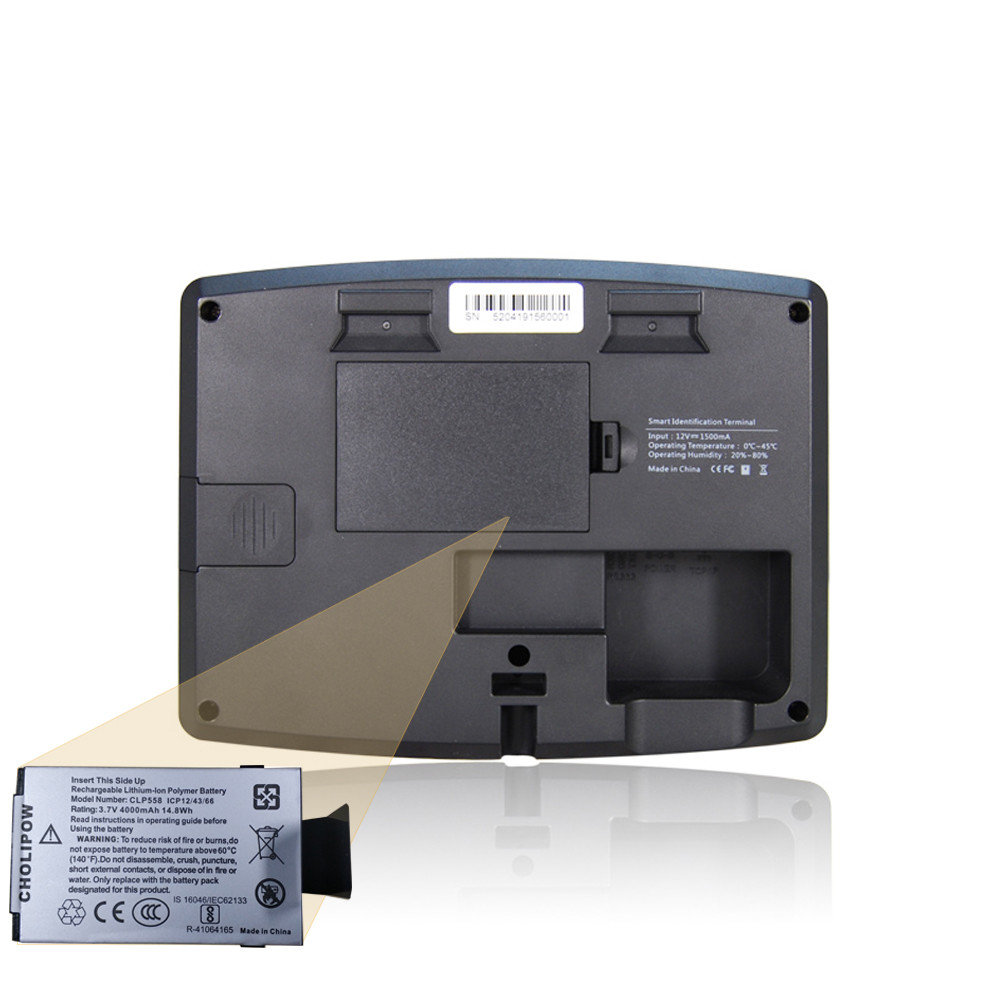 Biometric Fingerprint Time Attendance System Device with built-in ...