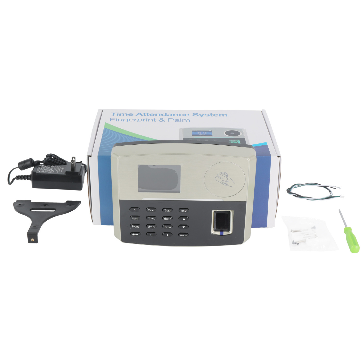 Biometric Fingerprint Time Attendance System Device with built-in ...