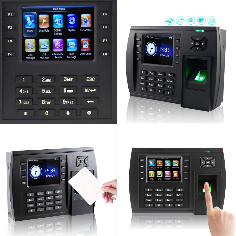 Cloud Software Fingerprint Biometric Time Attendance System with TCP/IP ...