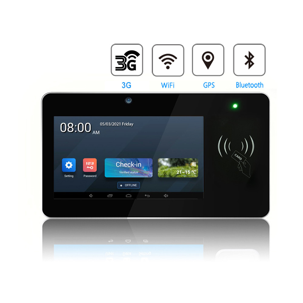 Wireless 3G Android fingerprint RFID card Time Attendance System ...