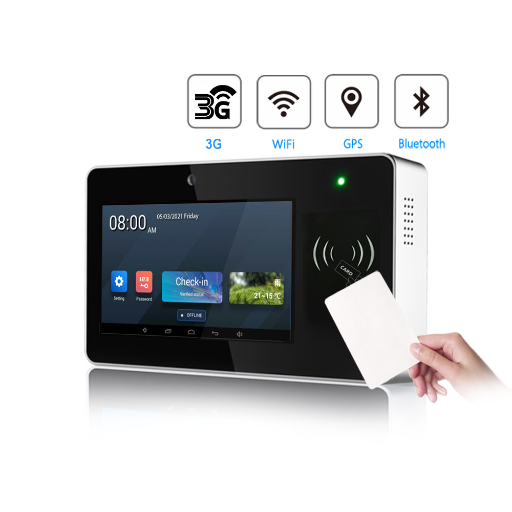 Wireless 3G Android fingerprint RFID card Time Attendance System ...