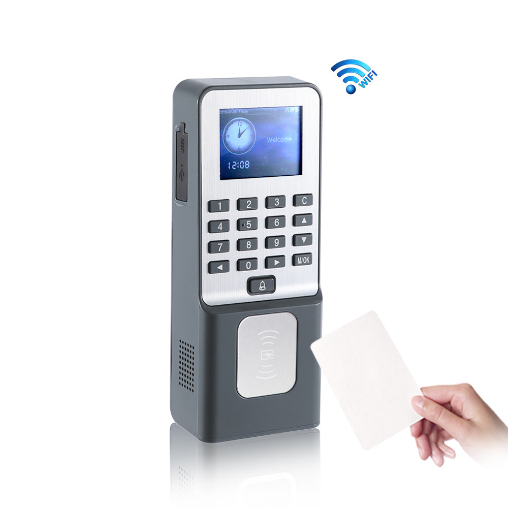 Wireless WIFI RFID Card Reader Time Attendance and Access Control ...