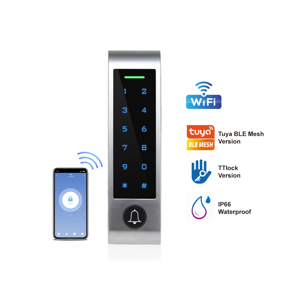 IP66 waterproof wireless TTLock Remote Control Smart Door Lock ...