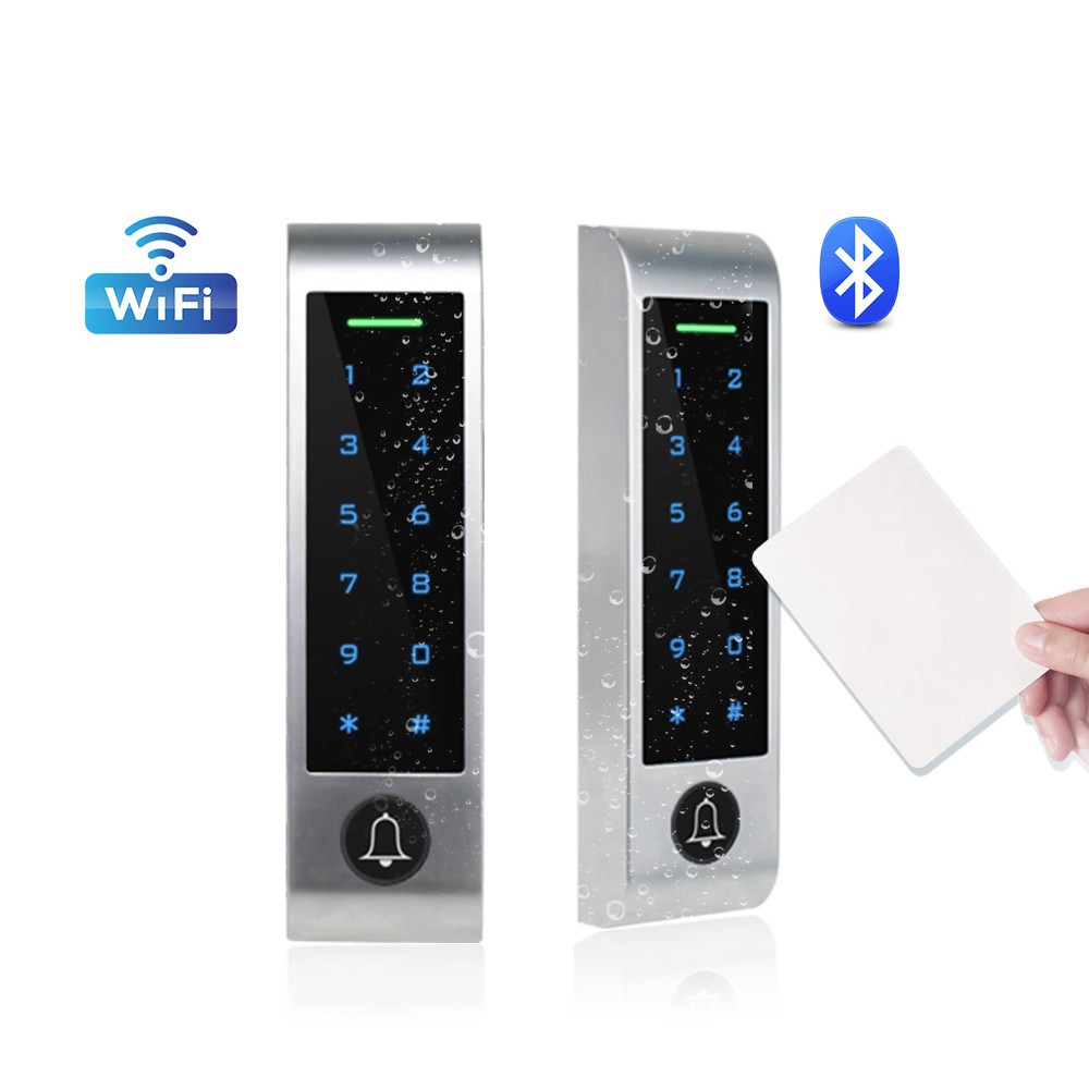 IP66 waterproof wireless TTLock Remote Control Smart Door Lock Standalone Keypad RFID Tuya WIFI ...