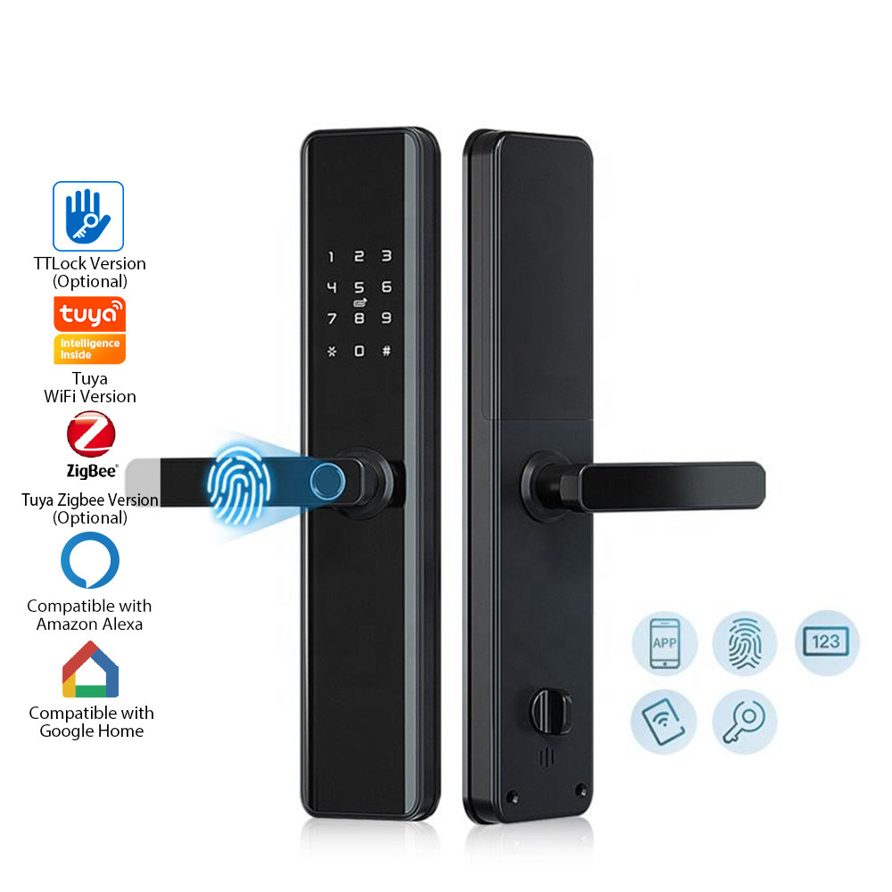 High Quality Fingerprint Smart Door Lock for Hotel and Security multi ...