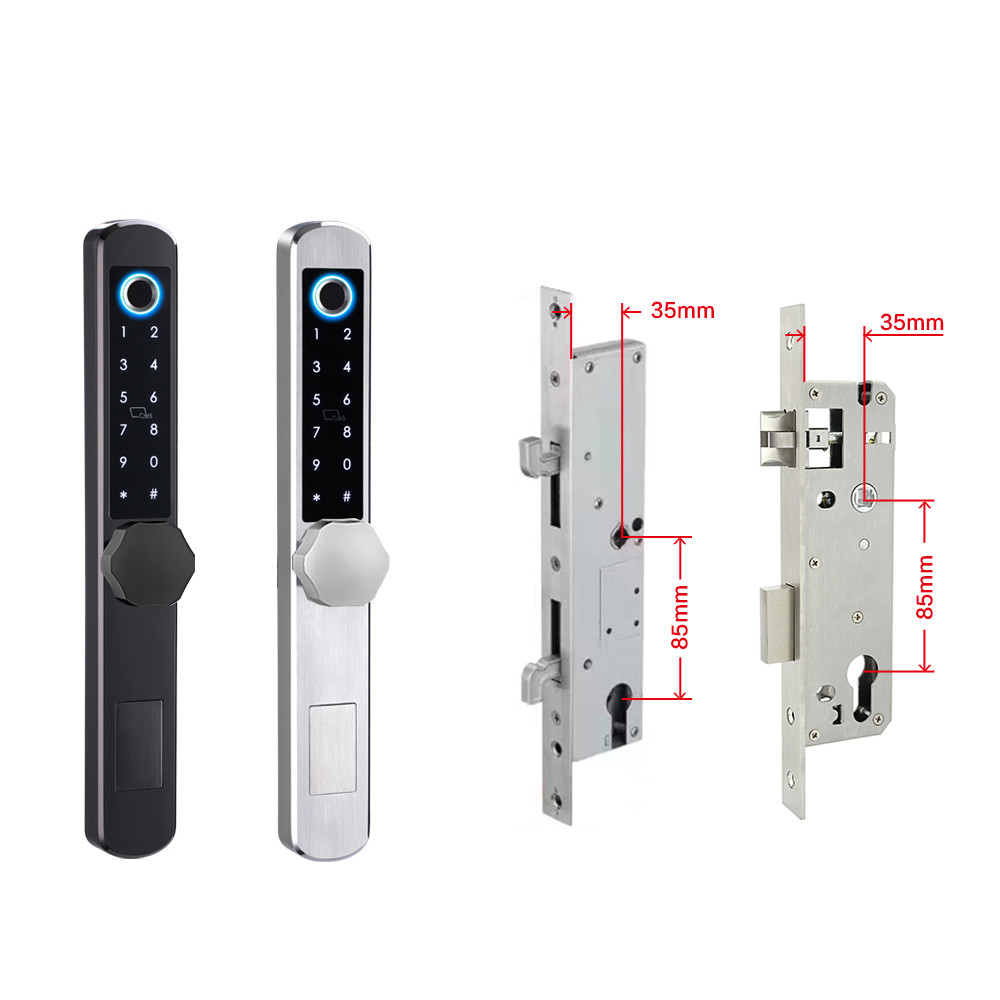 Slim Dustproof Digital Sliding Door Lock and Waterproof Wireless Door ...