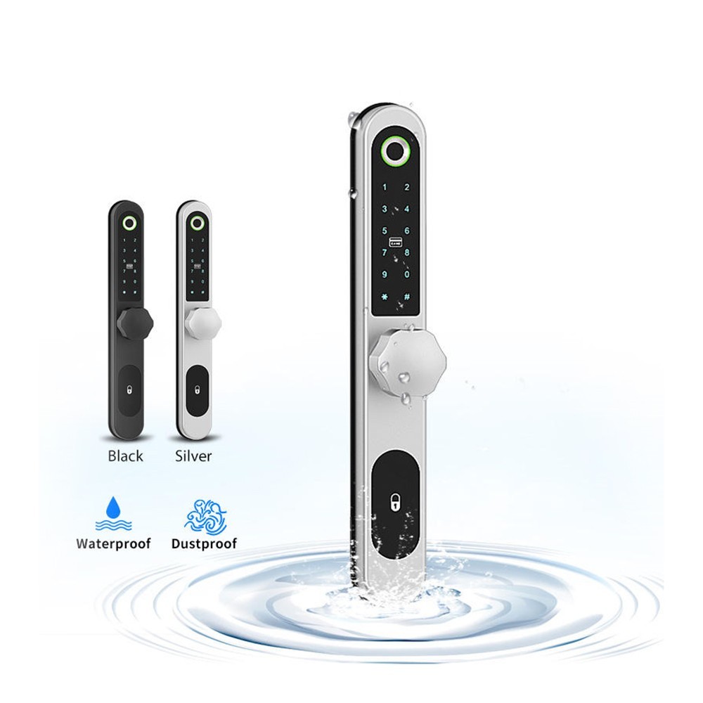 Sliding Digital Smart Door Lock with TT lock and Slim Waterproof ...