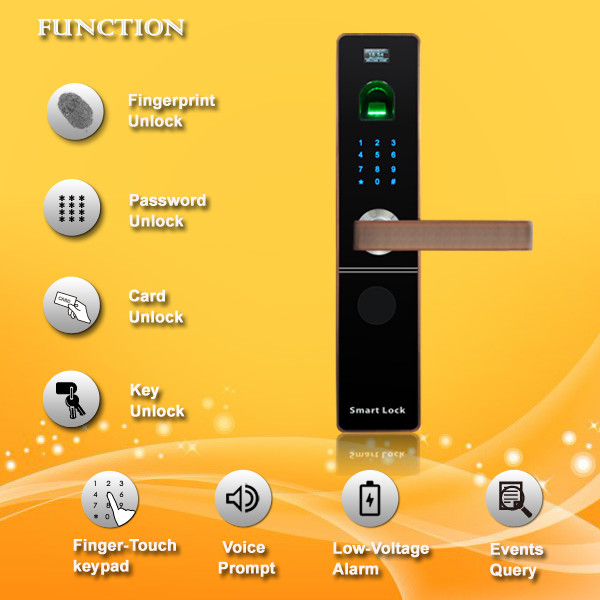 Contactless Fingerprint Door Locks For Your Home , Bluetooth Entry Door ...