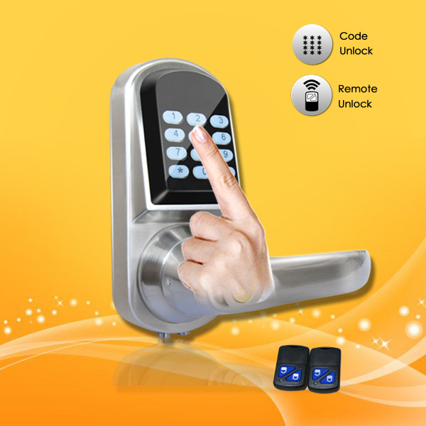 Elegant Design Pass Code Door Locks , Remote Control Front Door Lock ...