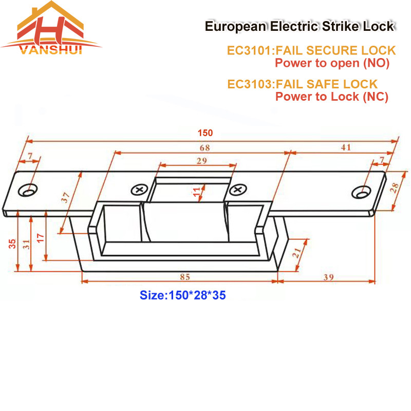 European Type Small Electromagnetic Lock Access Control System Built ...